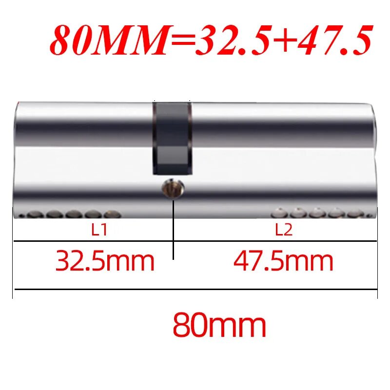 Цилиндрический замок, 80MM32.5-47.5