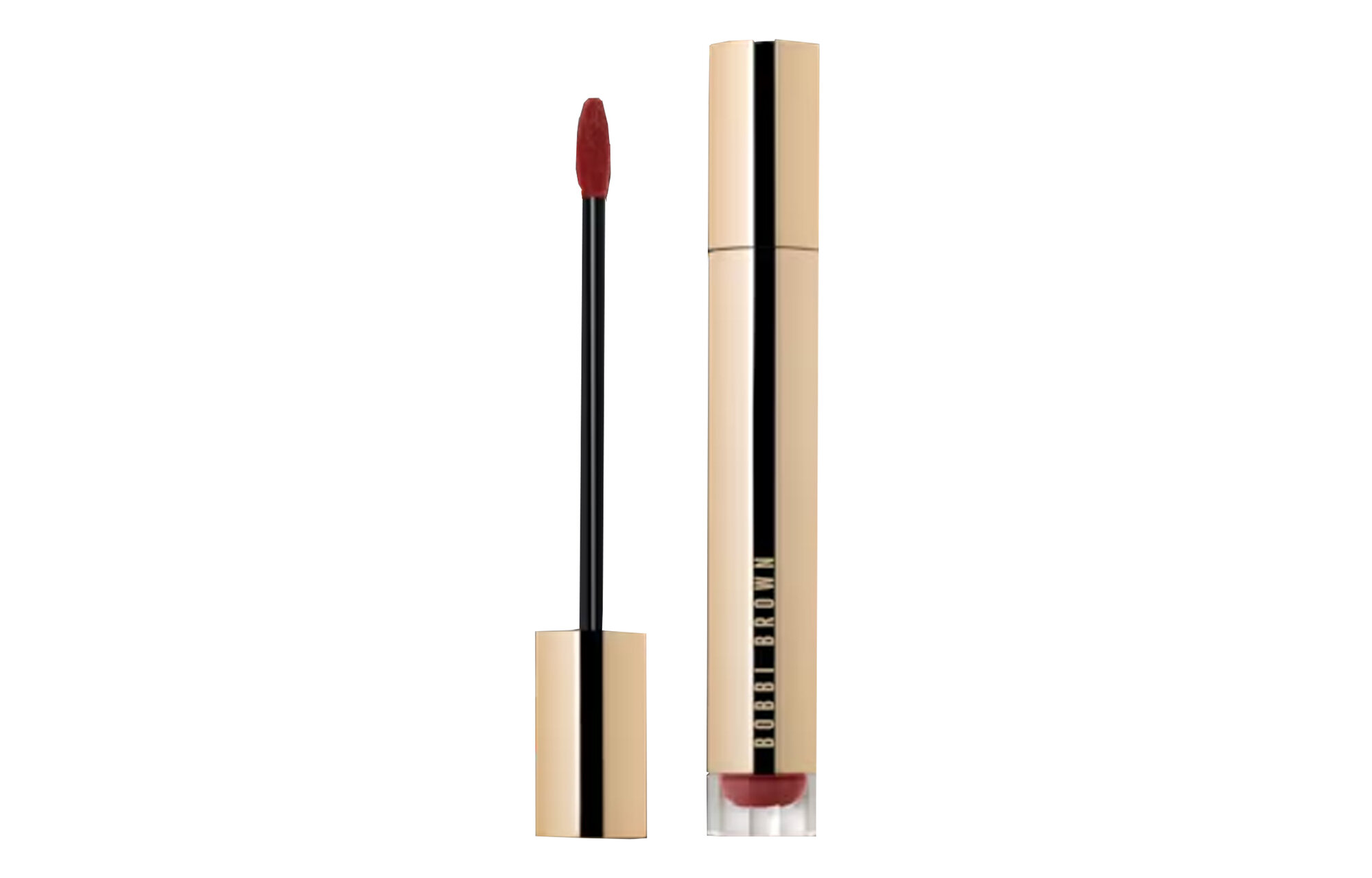 Блеск для губ женский BOBBI BROWN Solid Color Luxury Gold Matte, оттенок #406NOHO Black Tea Brown, 6 мл