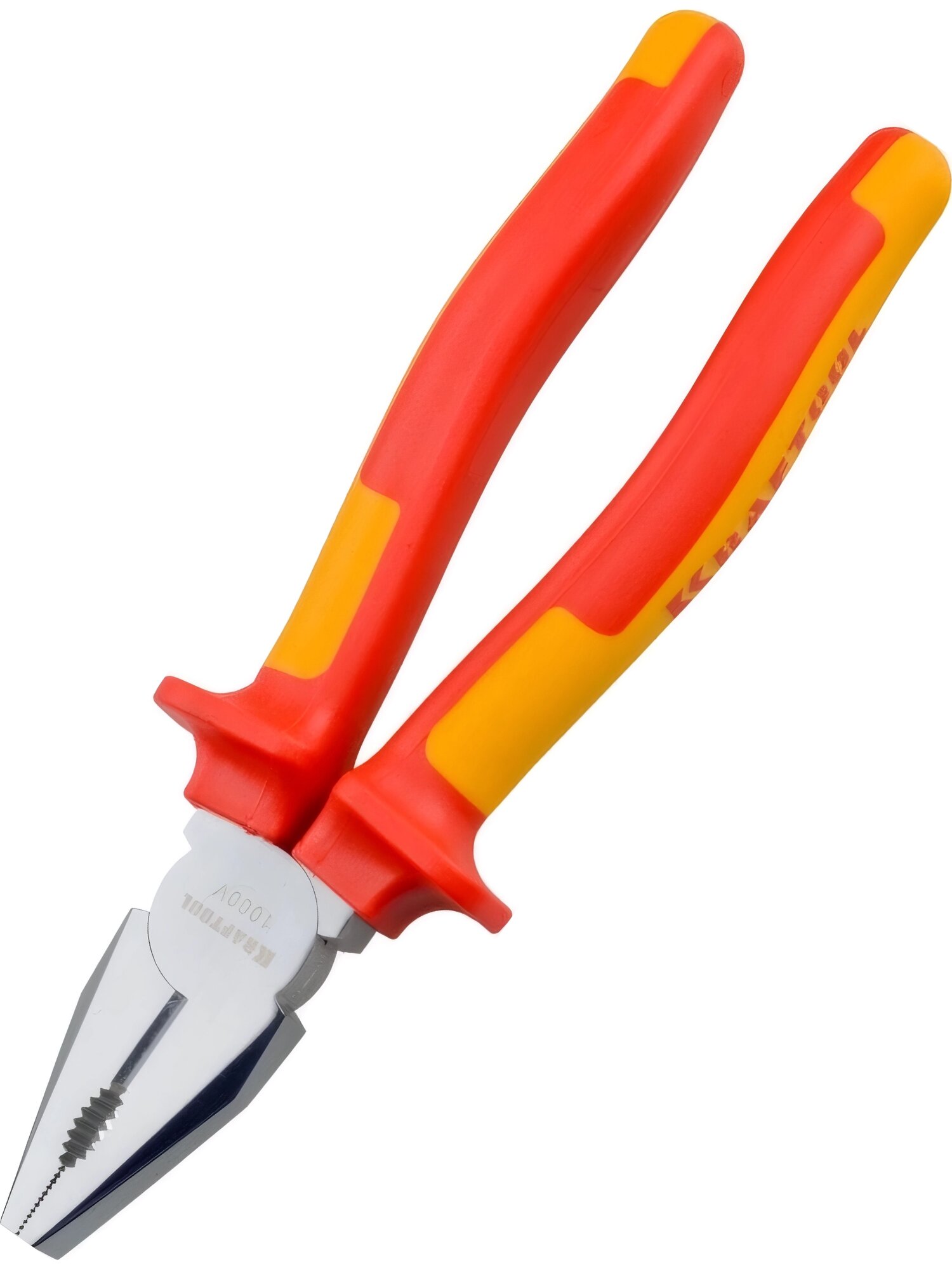 Хромированные плоскогубцы KRAFTOOL Electro-Kraft, 200 мм