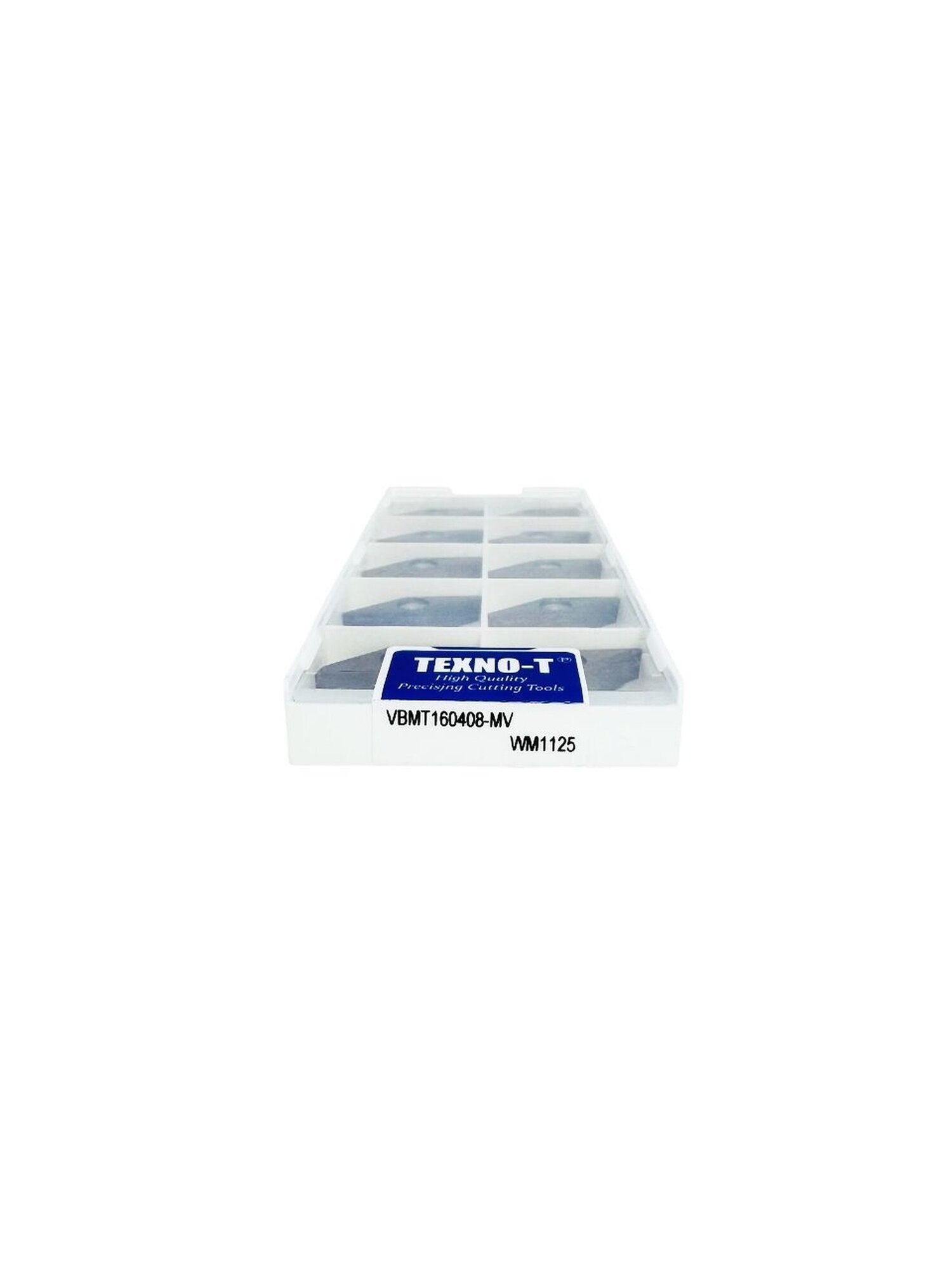 Токарная пластина TEXNO-T VBMT160408-MV WM1125, металл, 10 шт. — фото 1