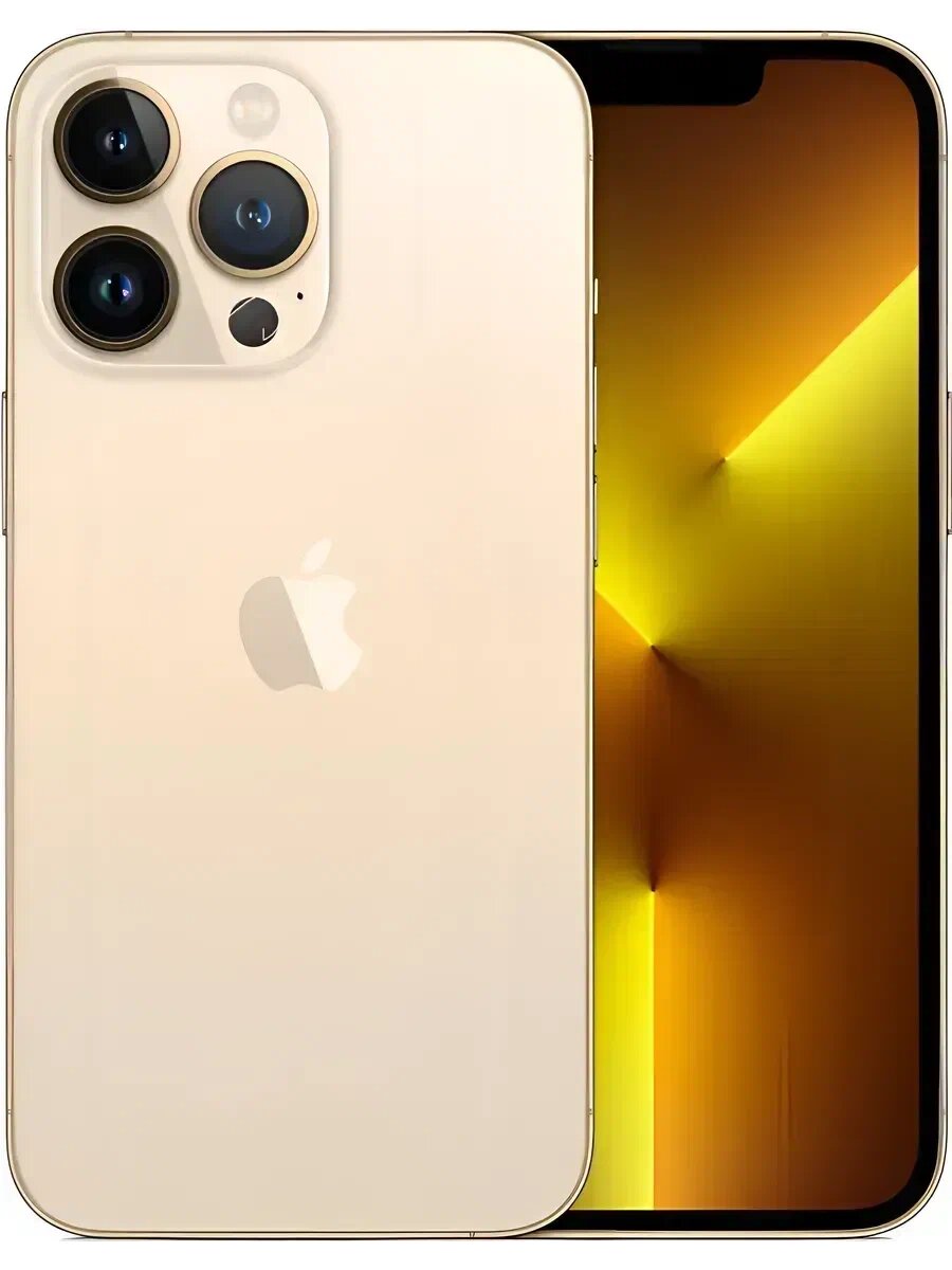 Смартфон Apple iPhone 13 Pro, OLED, 128GB, NFC, 6ГБ, золотистый