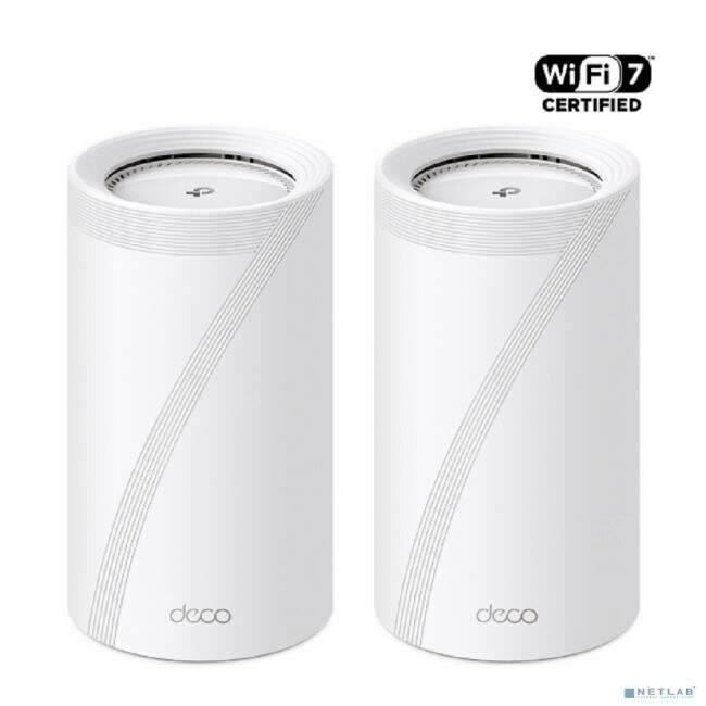 TP-Link Deco BE85(2-pack) Точка доступа/ BE19000 Whole Home Mesh Wi-Fi 7 System(Tri-Band)