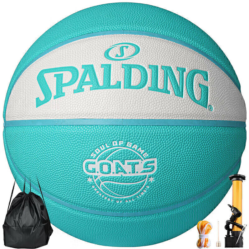 Баскетбольный мяч Spalding Goats Flower Series - Композитная кожа, внутренний и внешний, размер 7 для взрослых