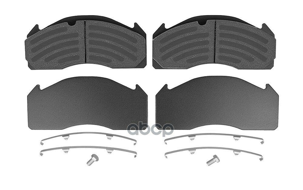 Колодки тормозные дисковые с монтажным комплектом, Heavy duty ROR, VOLVO EXOVO арт. 29125EHD