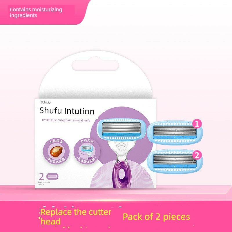 Бритва Schick Comfort для женщин, ручная бритва Shuqi для удаления волос подмышек, бритва Intuition Увлажняющий и