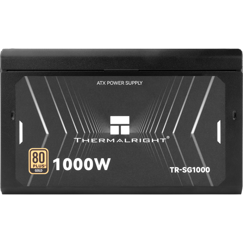 Блок питания Блок питания 1000W/ Power Supply Thermalright, 1000W 80+ Gold (ATX, 3.1, PCIe 5.1, Full modular, 1x24(20+4)pin 600mm, 2xCPU 8(4+4)pin 650mm, 3xPCIe*2 8(6+2)pin 650+150mm, 1x12V-2x6, 7xSATA, 6xMOLEX4pin, Active, 120x120mm, 150x140x85mm, APFC,