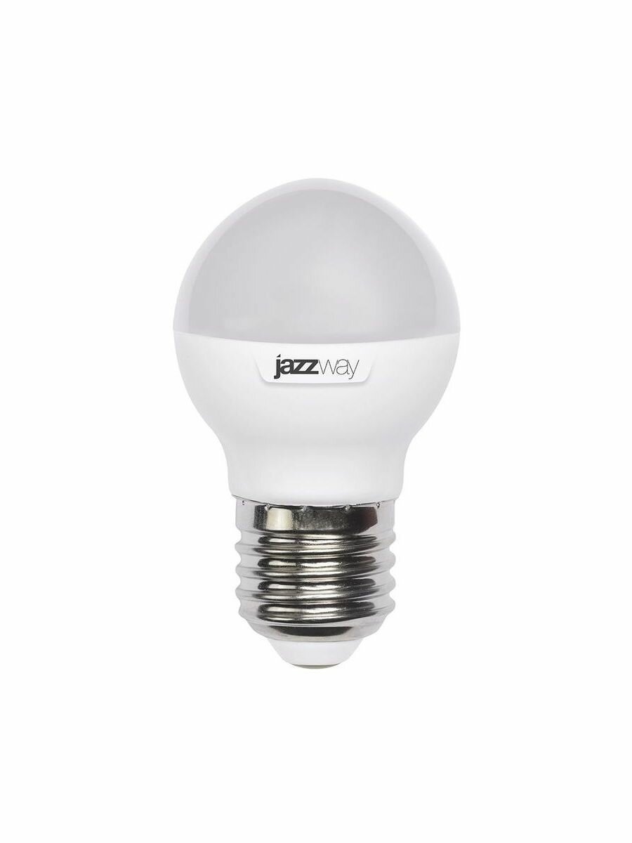 Лампа светодиодная PLED-SP 9Вт G45 шар 3000К тепл. бел. E27 820лм 230В JazzWay 2859631A