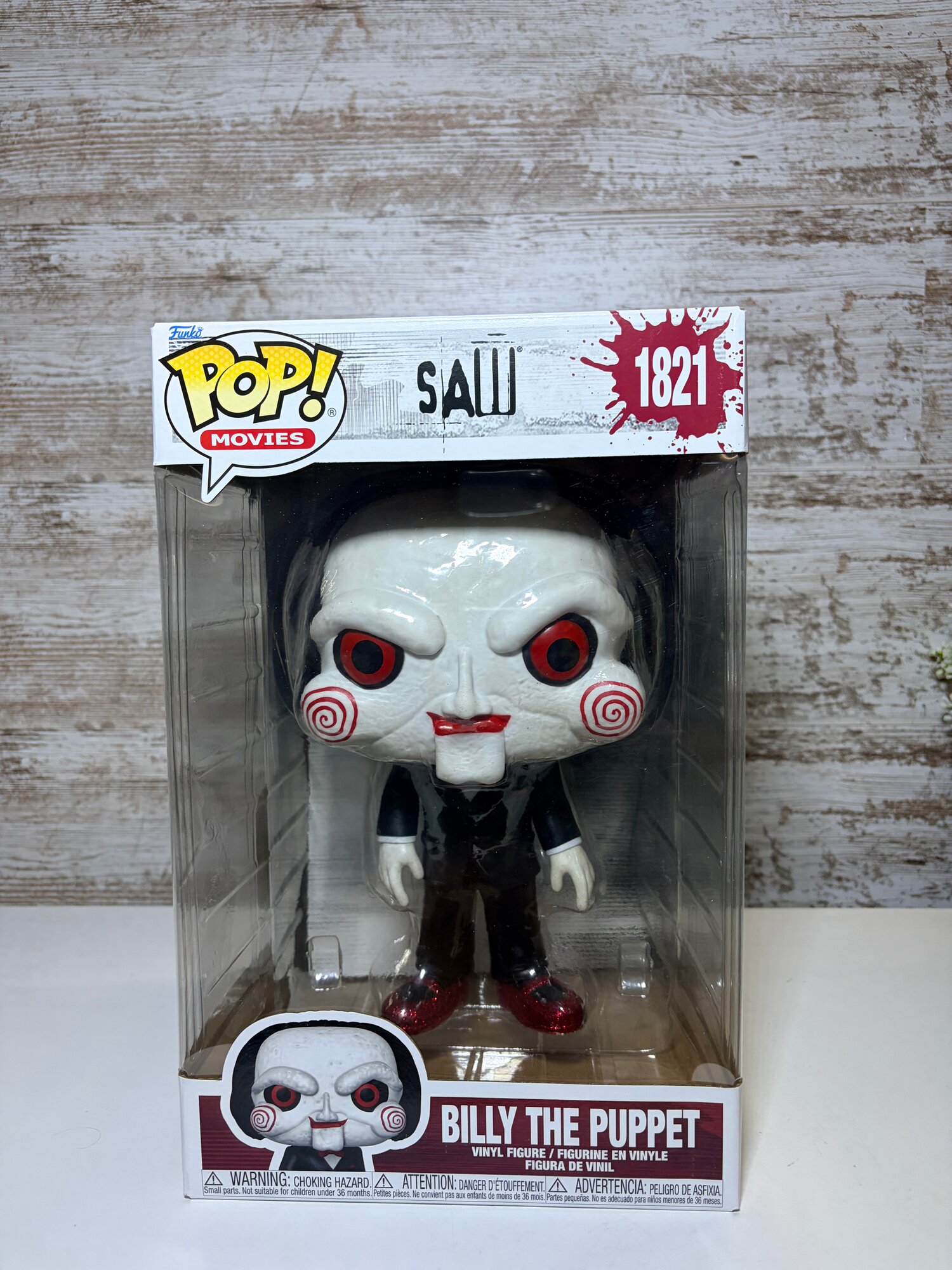 Фигурка Funko Pop! Movies Saw Billy the Puppet №1821, коллекционная виниловая фигурка 25 см