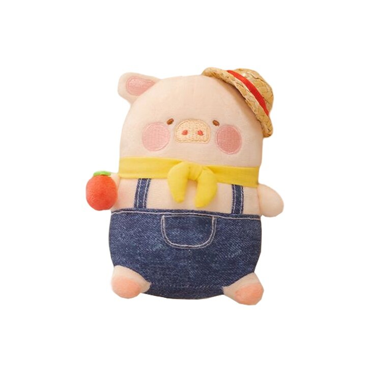 52TOYS Консервы Piggy Lulu Farm Collection Плюшевые брелки 14 см Длина тела
