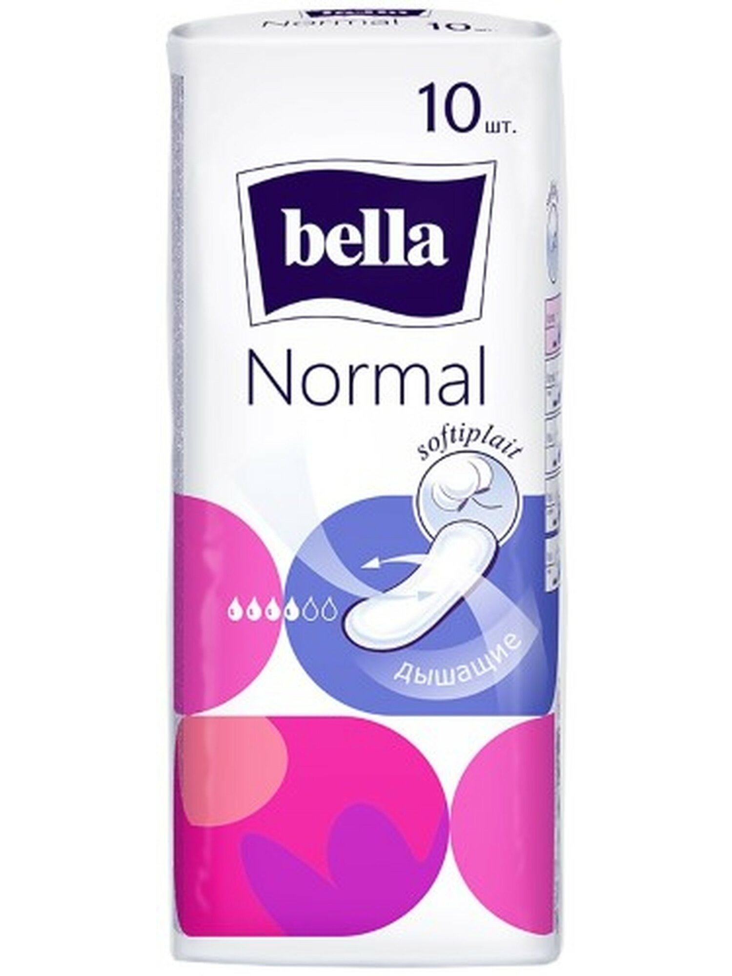 BELLA прокладки NORMAL N10/SOFTIPLAIT/ — Прокладки женские гигиенические - 10 шт в уп.