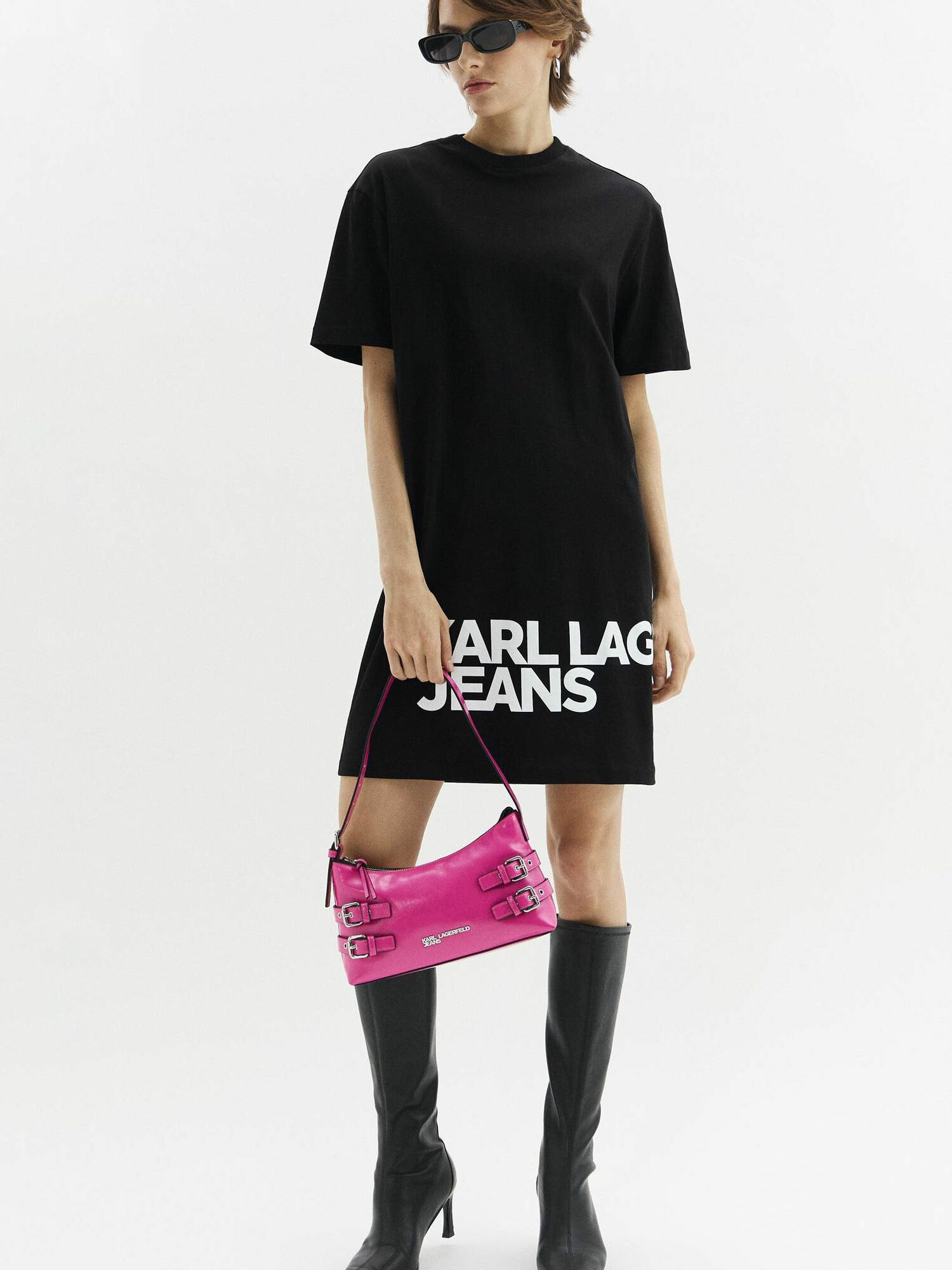 Платье KARL LAGERFELD JEANS, размер S, черный — фото 1