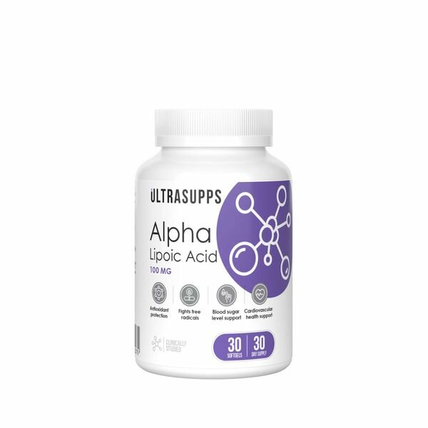 Альфа-липоевая кислота UltraSupps/Ультрасаппс капсулы 750мг 30шт