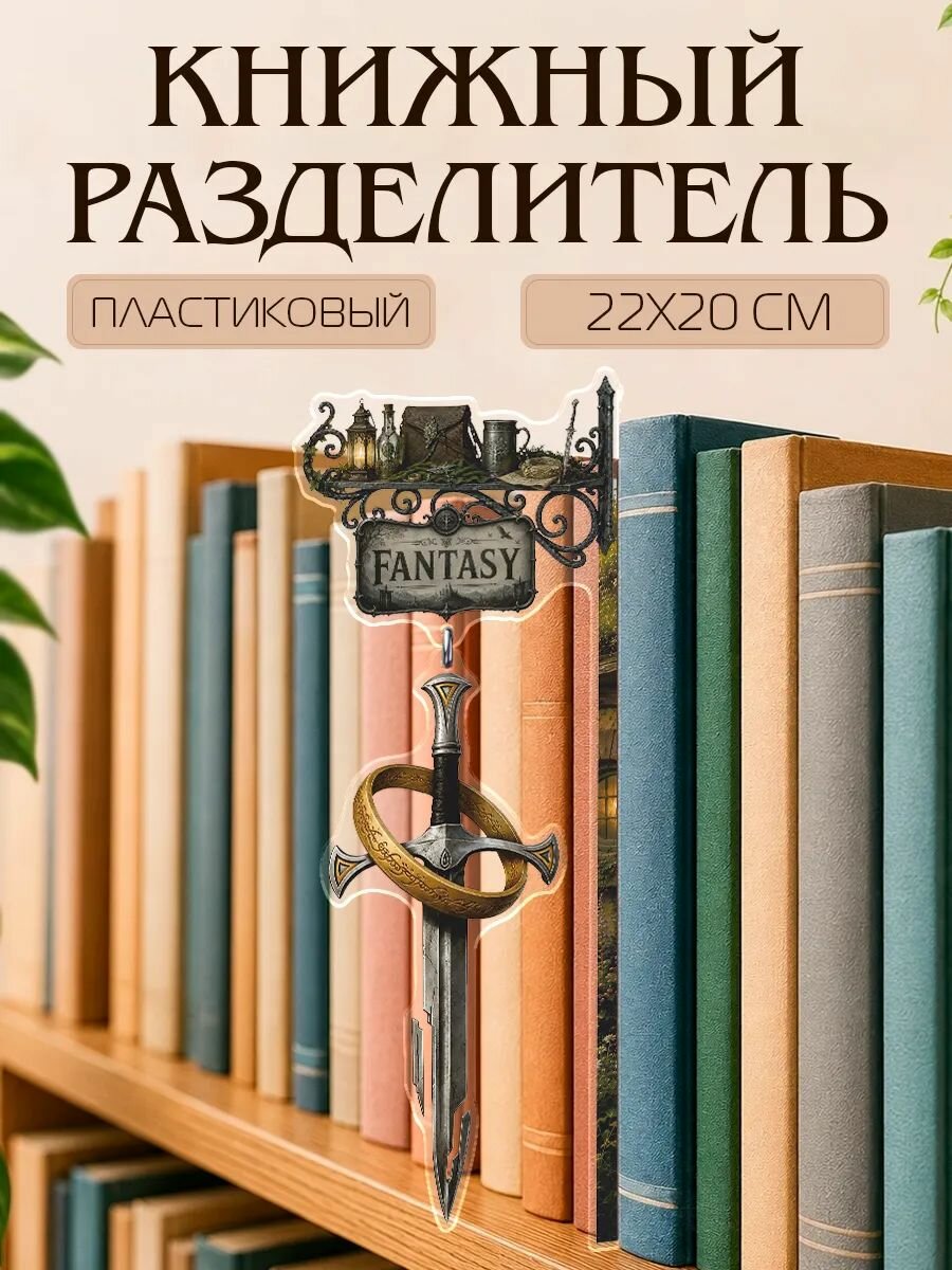 Разделитель для книг на полку Фэнтези Властелин колец