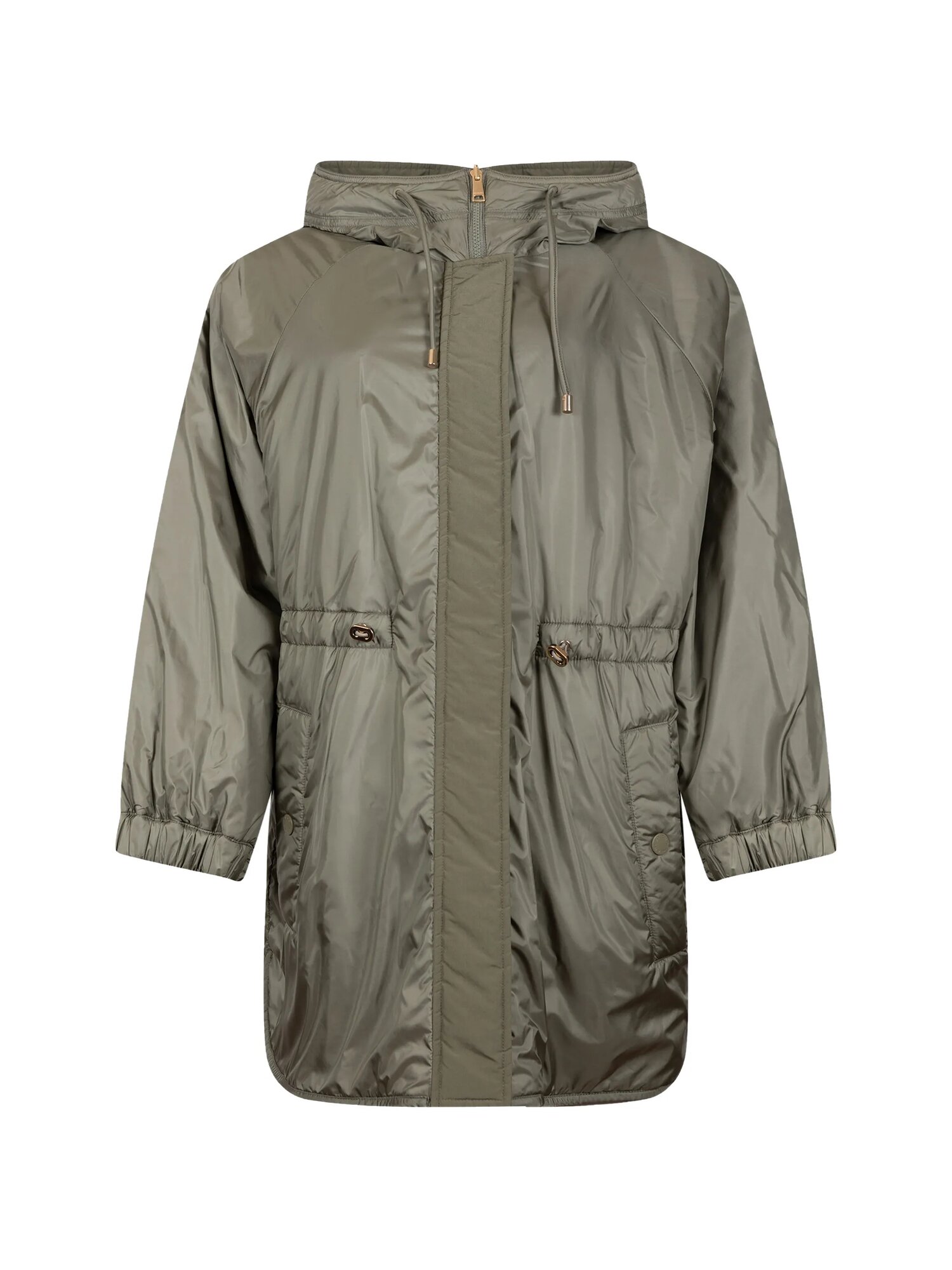 Пальто Hooded drawstring-waist coat