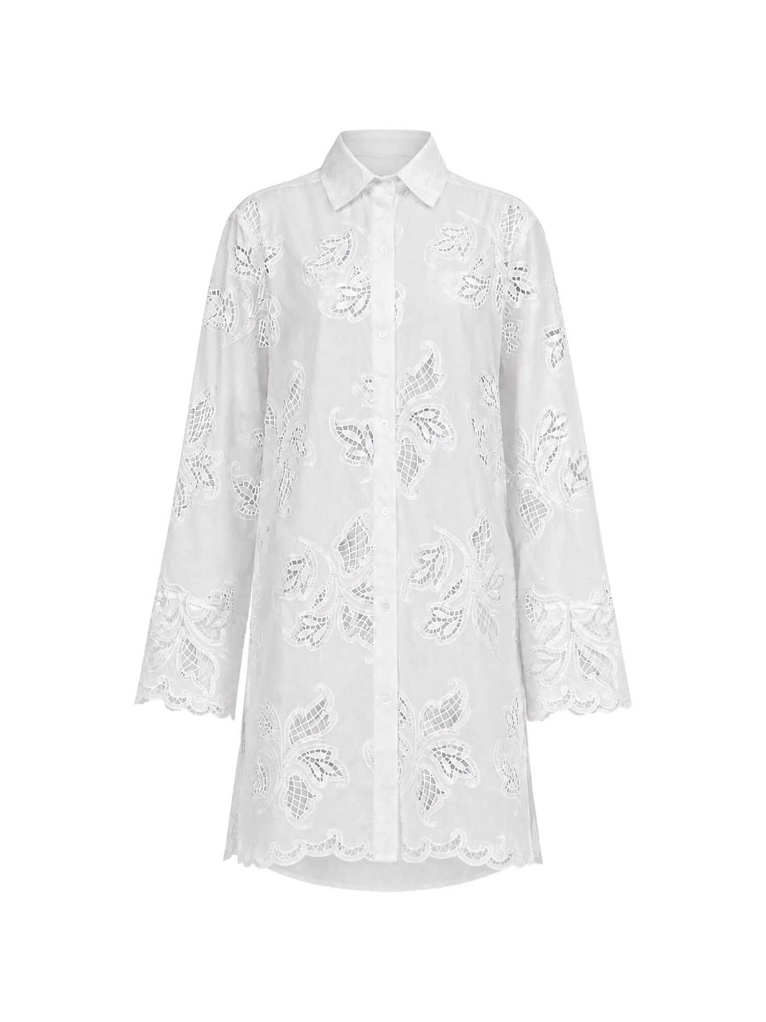 Платье Broderie-anglaise shirt dress