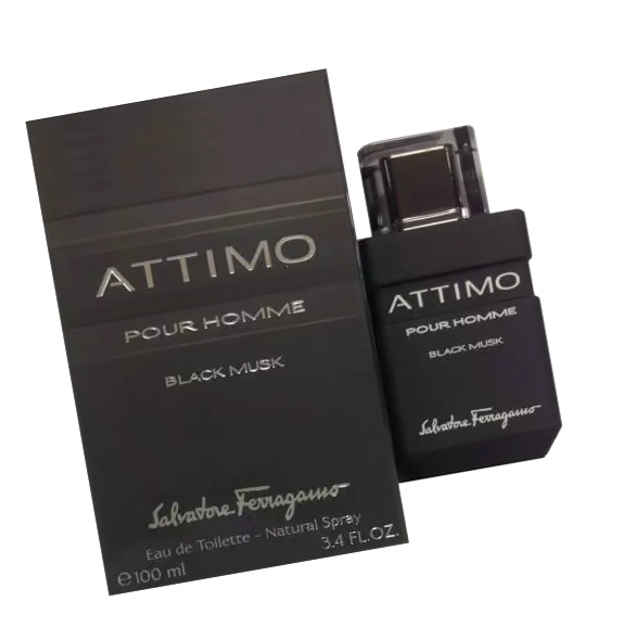Туалетная вода Salvatore Ferragamo Attimo Black Musk 100 мл для мужчин / Аттимо Блэк Муск