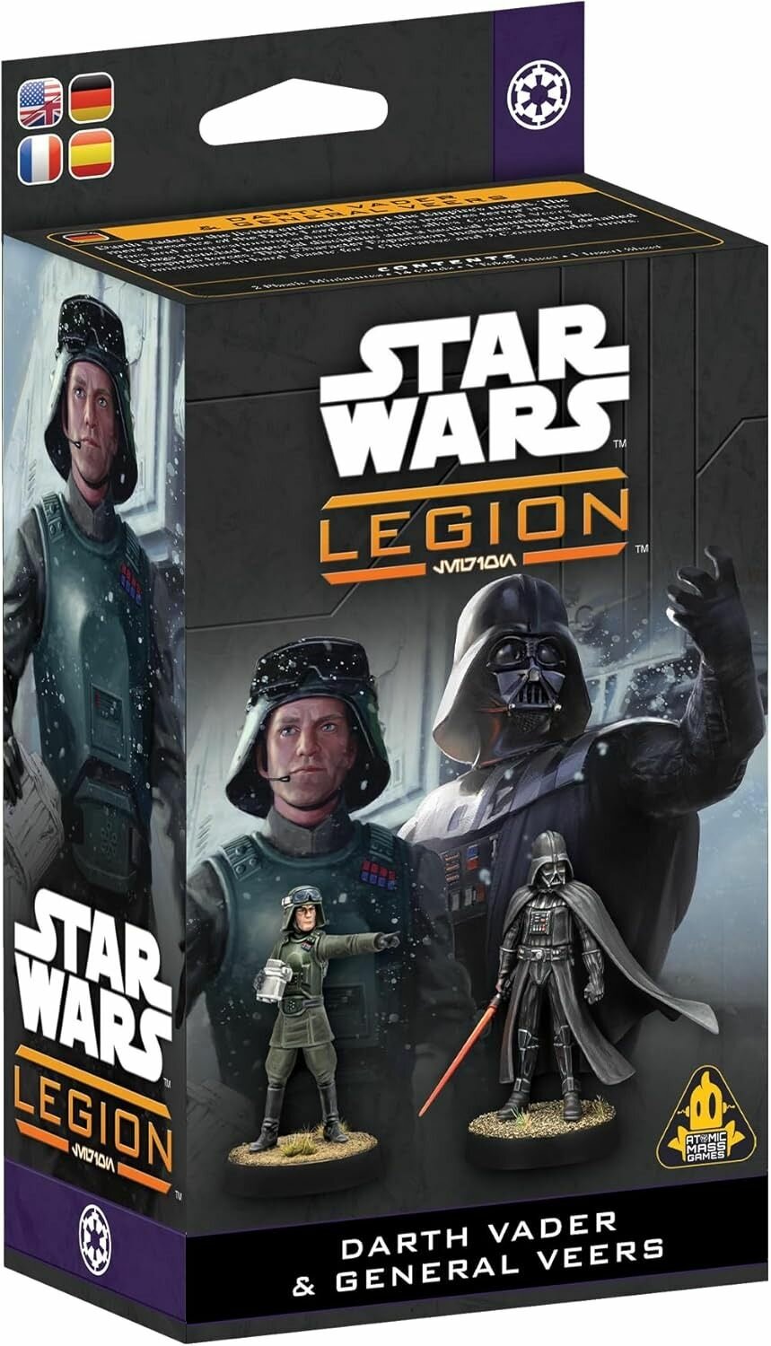 Настольная игра Star Wars: Legion Дарт Вейдер и Генерал Вирс (Imperial Character Expansion)