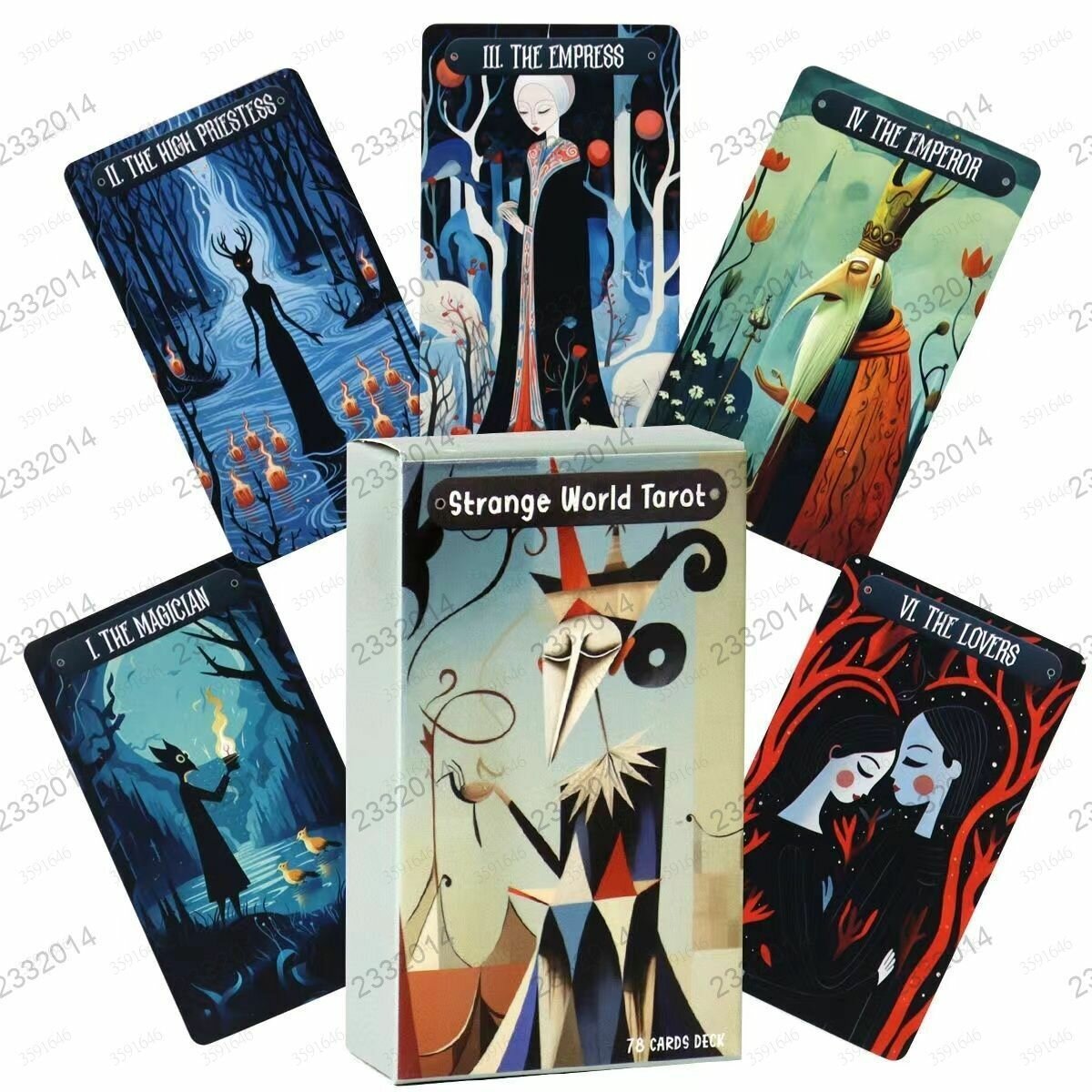 Карты Таро, Странный мир / Strange World Tarot 78шт/10X6cm