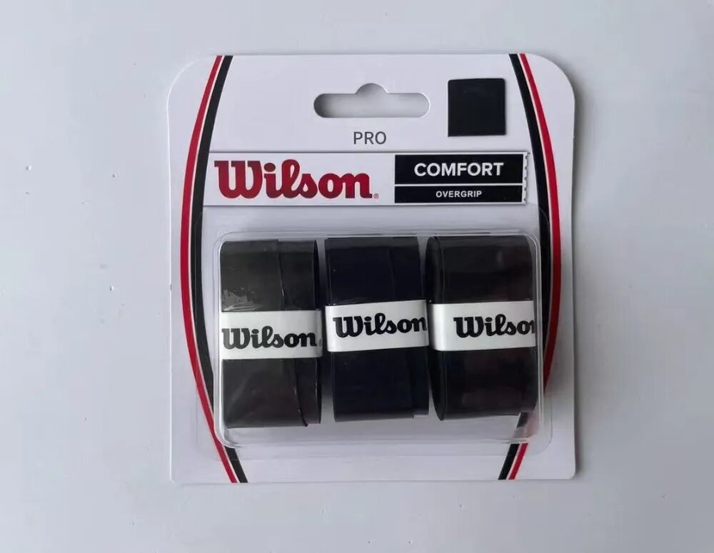 Wilson Pro Overgrip Comfort - Намотка для ручки теннисной ракетки (3 штуки)