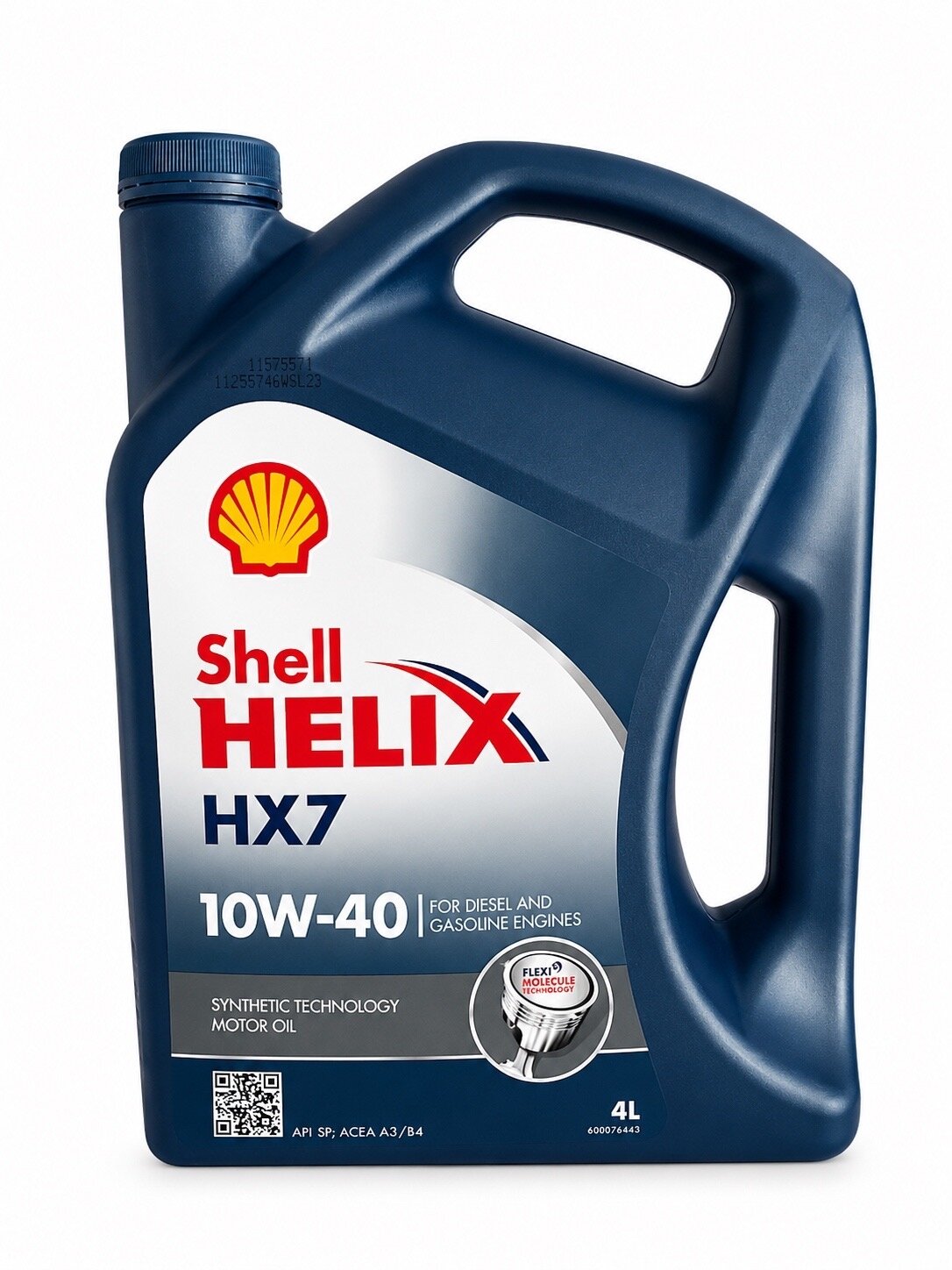 Моторное масло Shell Helix HX7 10w-40 (SP, A3/B4), полусинтетическое, 4 литра