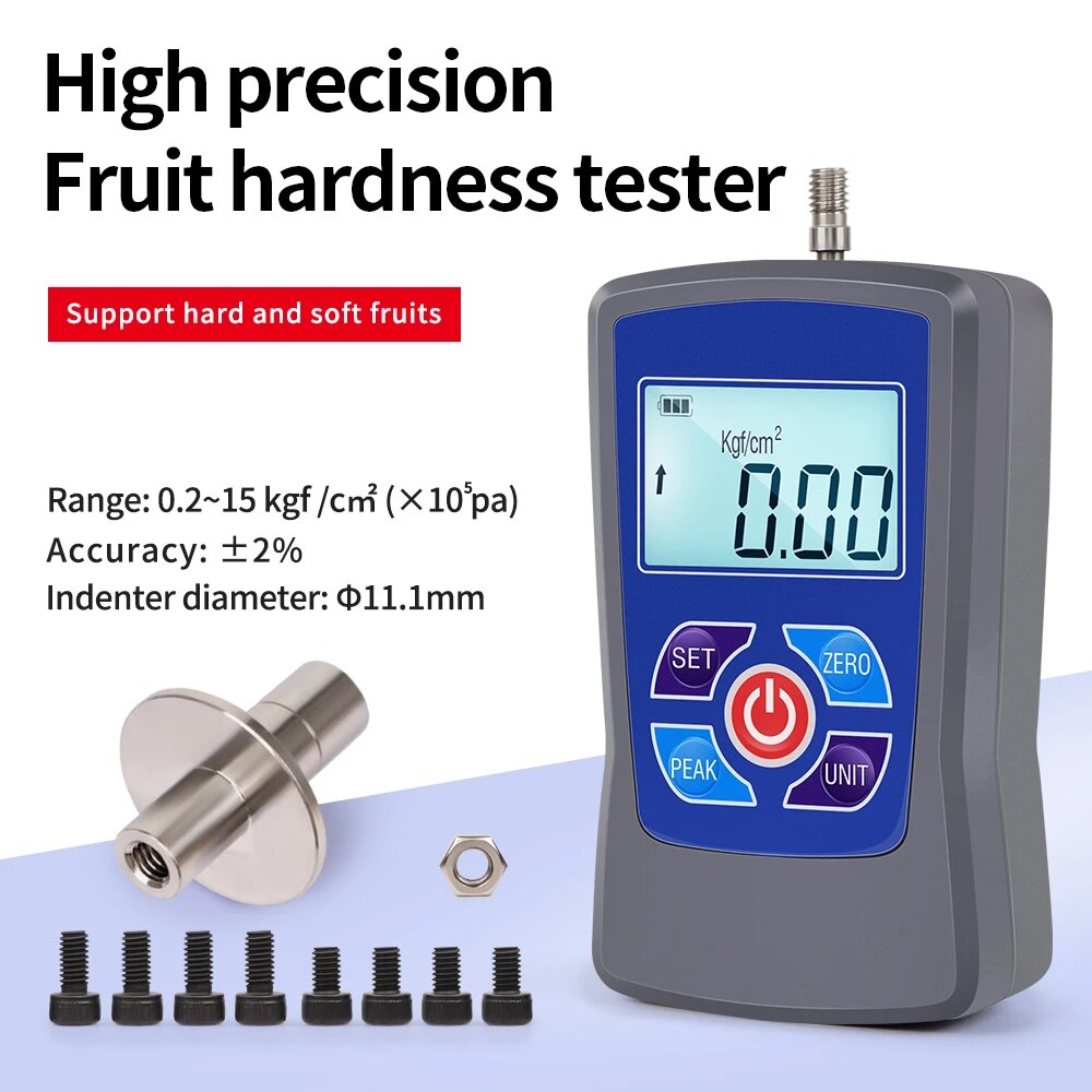 Цифровой дурометр JUANJUAN Fruit Hardness Tester Meter GY-M15 0.2-15