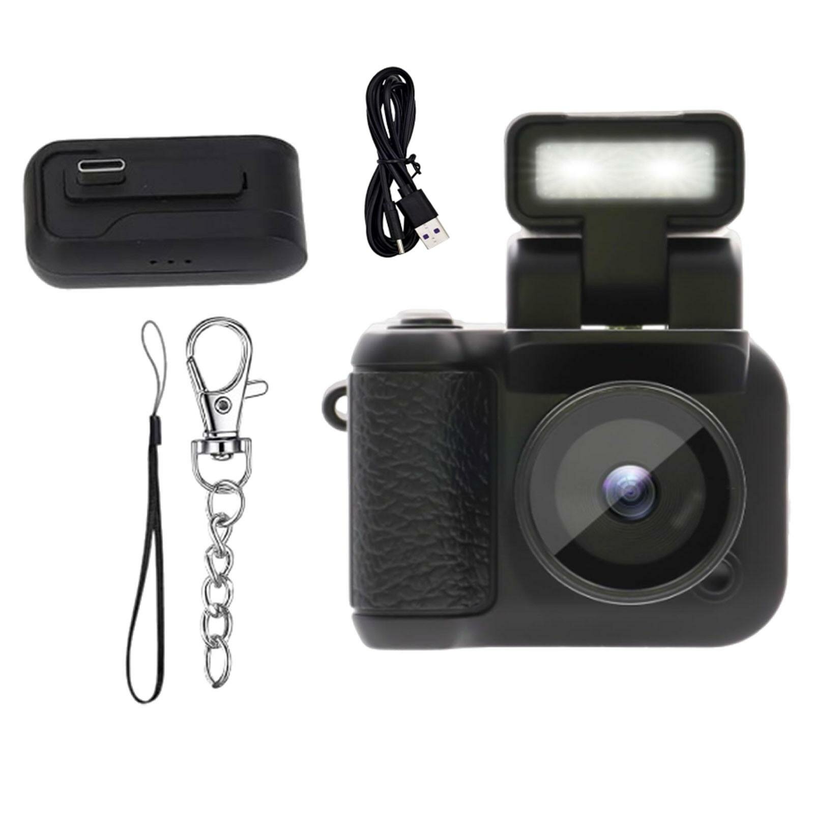 Ретро-видеокамера Snap Camera Recorder, винтажная видеокамера для записи, фотосъемки и учебы, черная.