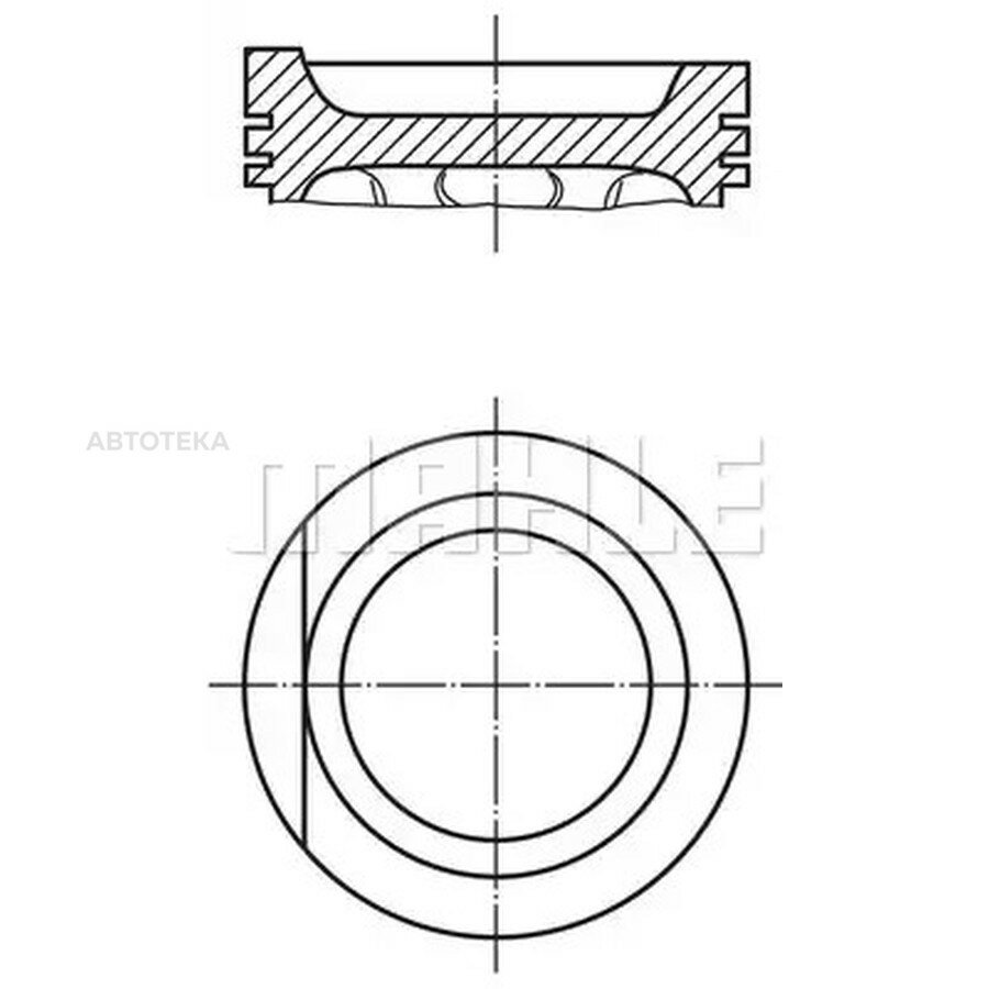 Поршень MAHLE / MAHLE 0347400