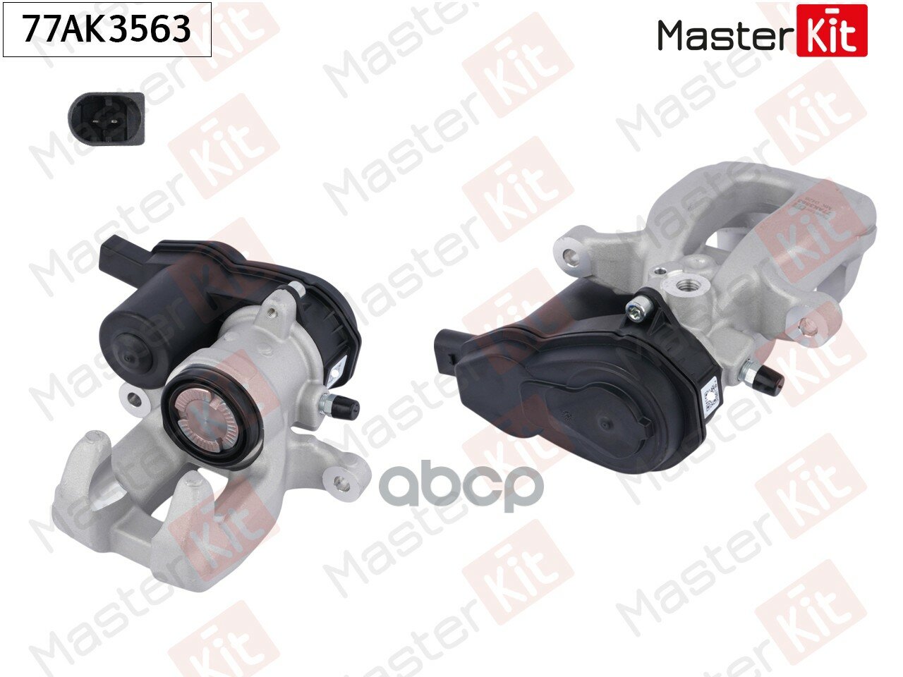 Суппорт тормозной задний L MasterKit арт. 77AK3563