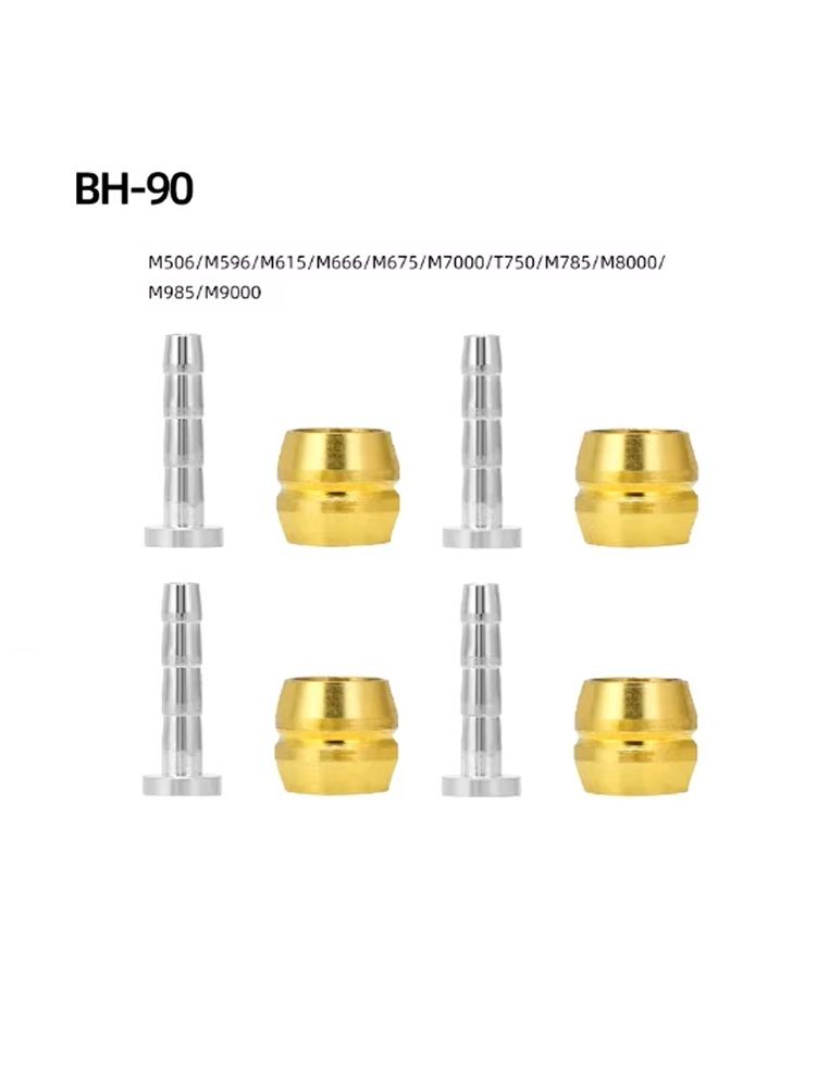 Оливка и штуцер BH-90 для гидравлических тормозов, 4 шт.