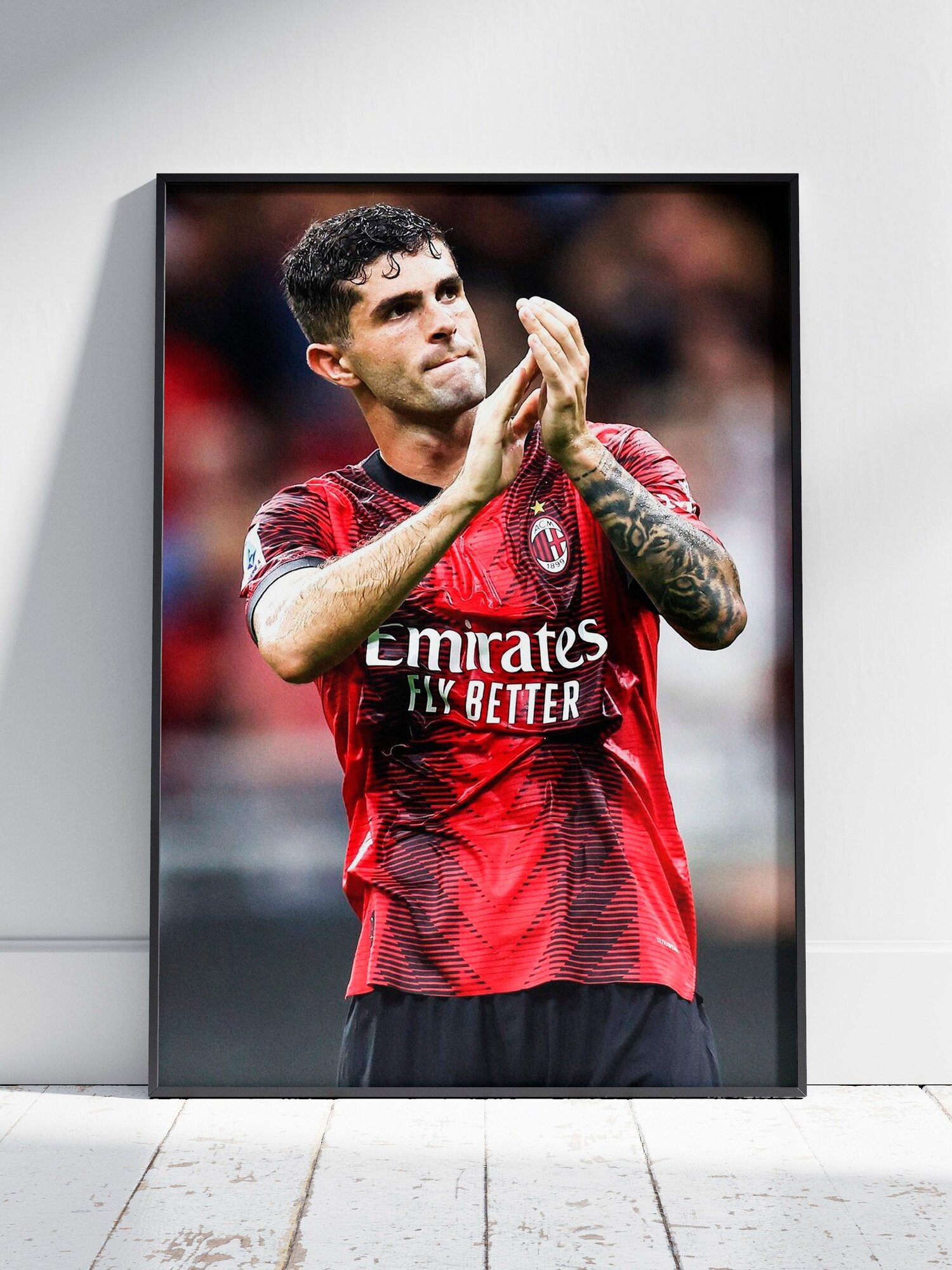 Плакат на стену для интерьера Милан (Кристиан Пулишич - Christian Pulisic 1) - Постер по спорту и физической активности формата A4 (21x30 см)