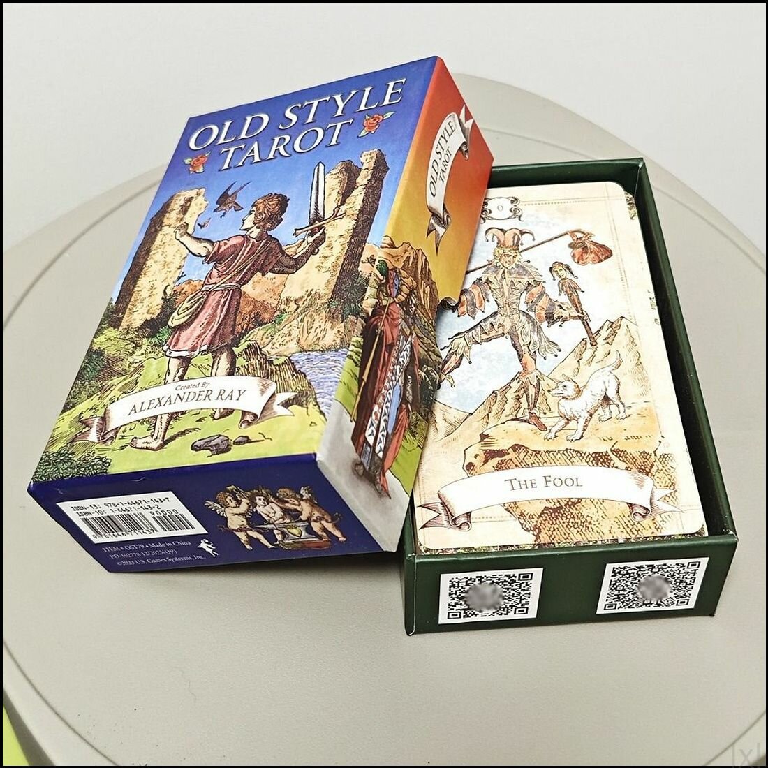 Таро старого стиля 12*7cm, гадальная колода 78 карт, Old Style Tarot