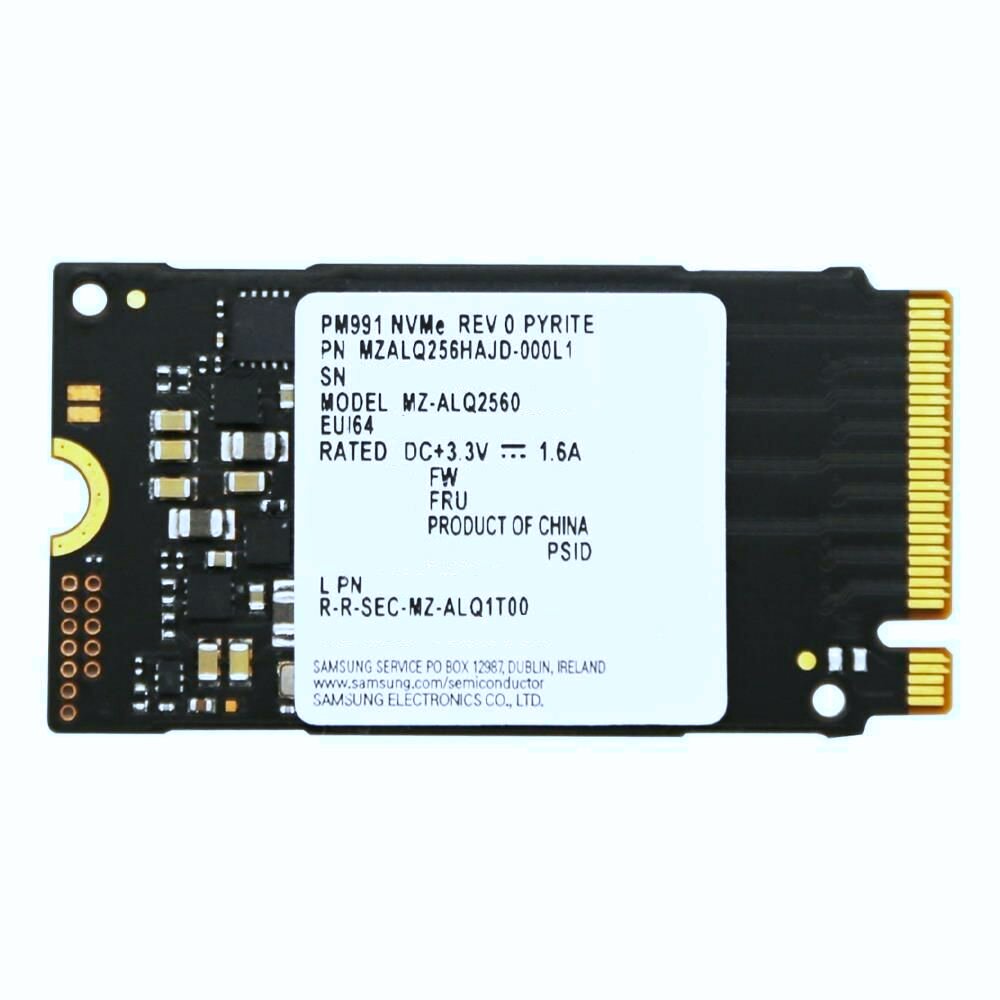 Твердотельный накопитель 256GB M.2 2242 NVMe Samsung PM991 MZ-ALQ2560