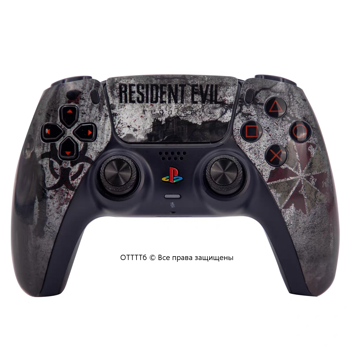 Геймпад Sony "Dualsense 5", с апгрейдом TMR и темой Resident Evil, для PS5