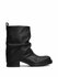 Ботинки GISEL MOIRE PARIS Royal Biker leather boots, размер 36, черный