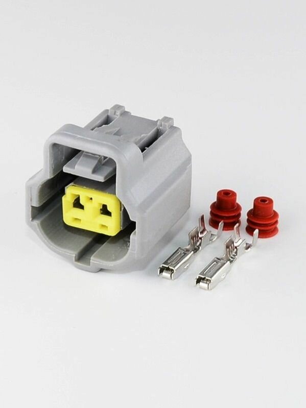 Разъем (колодка, фишка) 2 контактный (2 pin) 184006-2 / 178392-2 / 90980-10737 датчика температуры Toyota Volkswagen Volvo Mercedes
