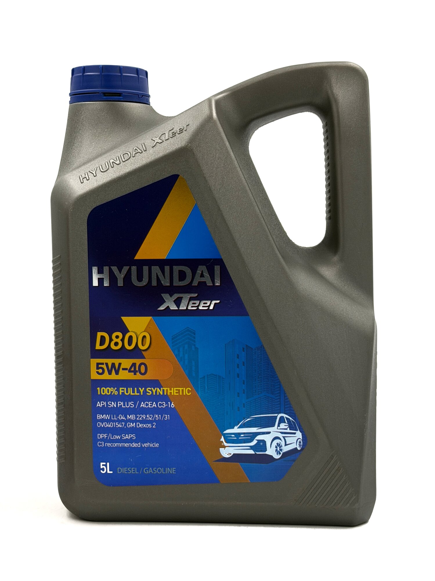 Масло моторное Hyundai XTeer D800 5W-40,5 литров, синтетическое