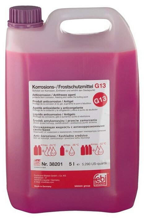 Антифриз Febi Universal концентрат фиолетовый 5 л 38201