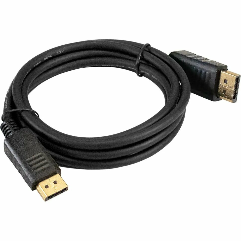 Кабель DisplayPort ExeGate EX-CC-DP-2.0 (20M/20M, 2м, v1.2) EX294679RUS, 2154890