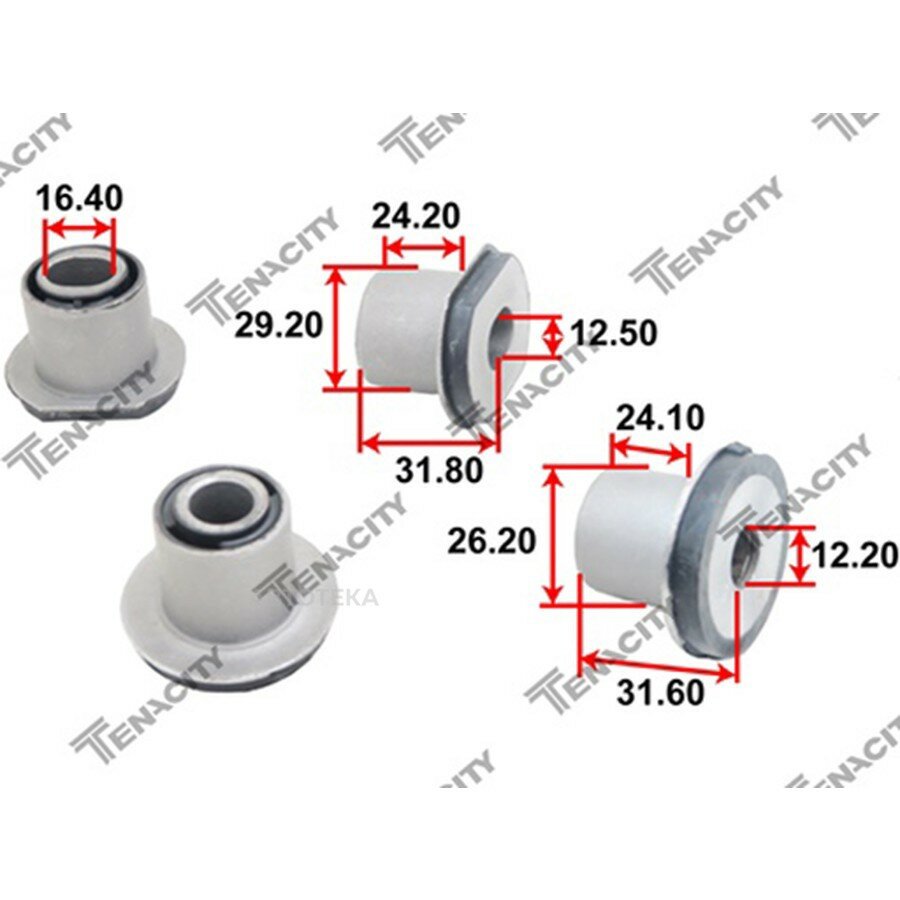Сайлентблок рулевой рейки(комплект 4шт) TENACITY ASTLE1001 LEXUS RX300/330/350 03-08
