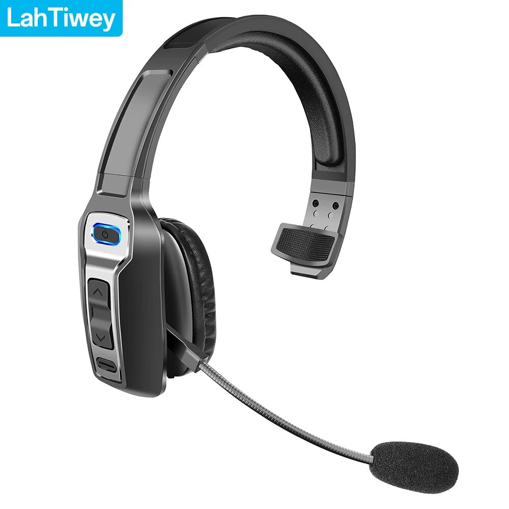 Беспроводная Bluetooth-гарнитура Для Дальнобойщиков С Двумя Микрофонами И Шумоподавлением black