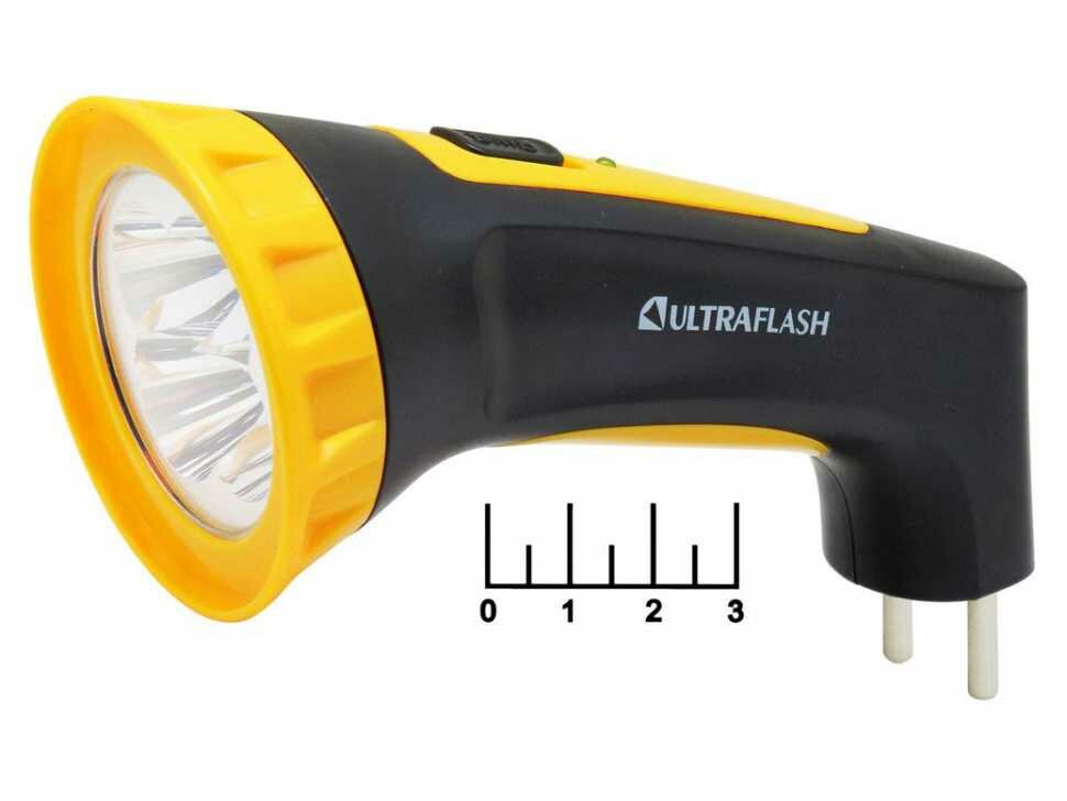 Фонарь 4 светодиода аккумуляторный Ultraflash LED3804M