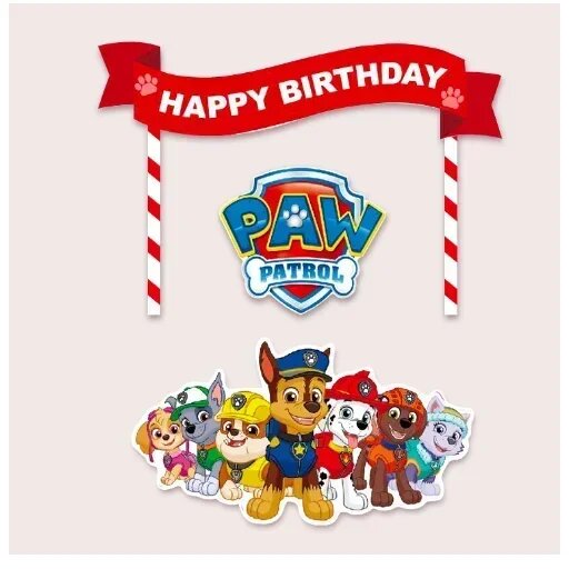 Набор украшений для торта «Щенячий патруль» PAW PATROL A