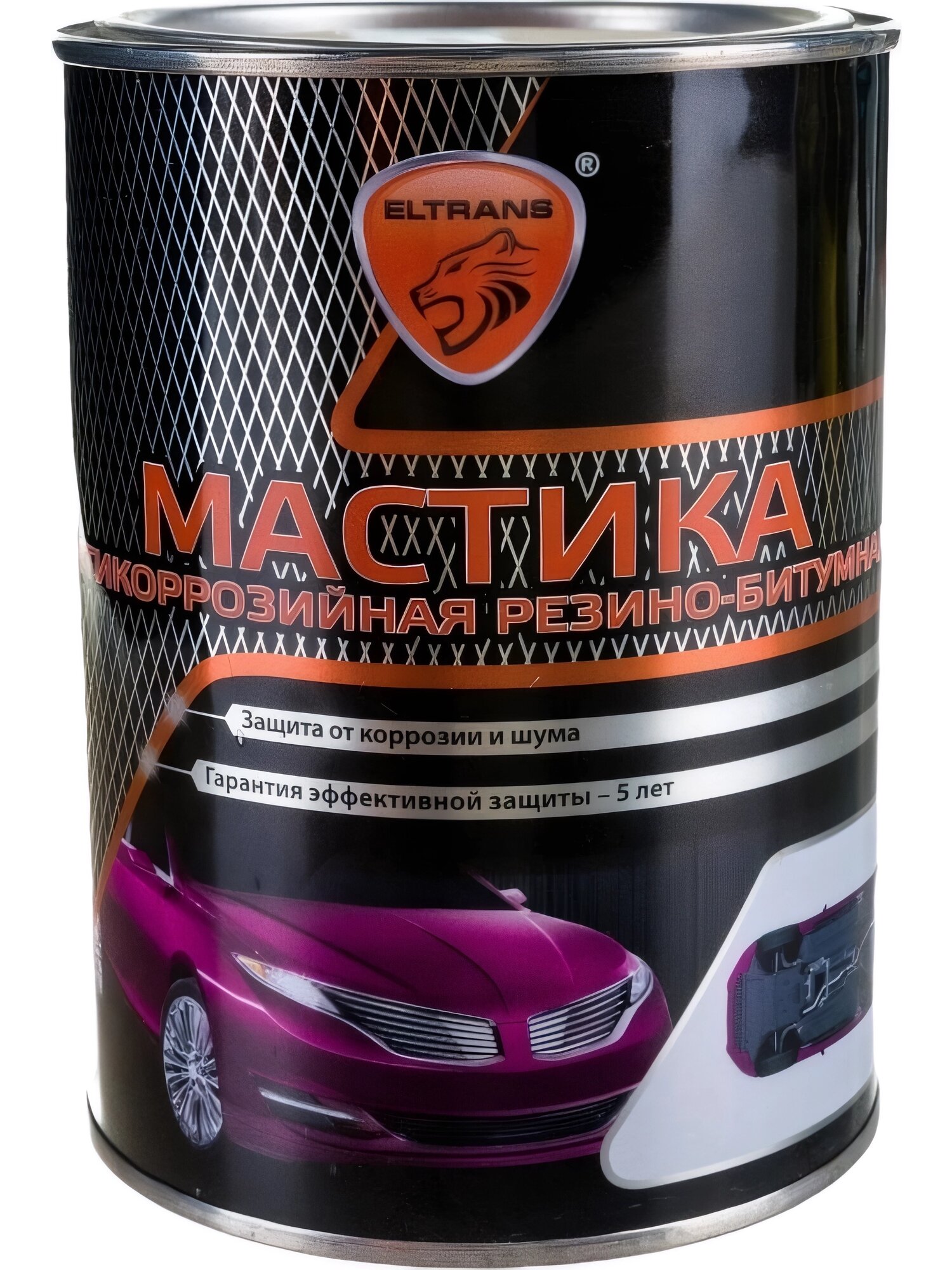 Мастика резино-битумная 1л ELTRANS жестяная банка EL-0209.01 10.9020-LE