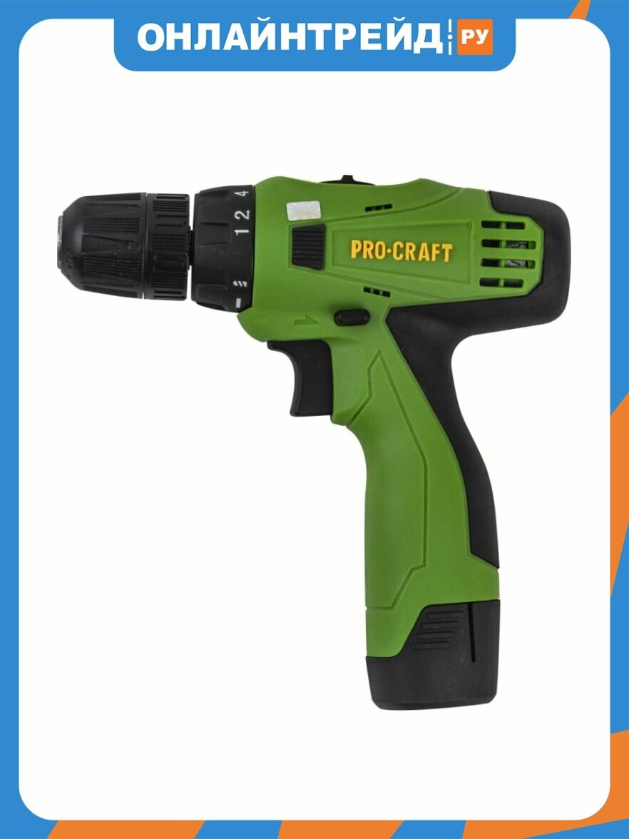 Шуруповерт аккумуляторный Procraft PA12Pro