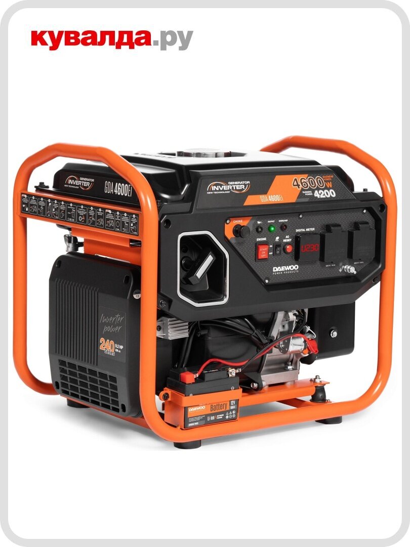 Генератор бензиновый DAEWOO GDA 4600 Ei инверторный