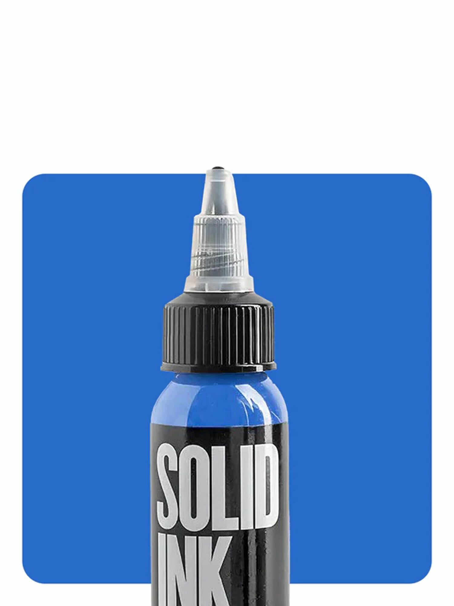 Nice Blue Solid Ink - Краска для тату 30 мл