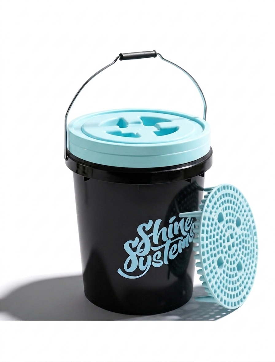 Ведро для мойки 20 л c крышкой и сепаратором (пескоотделителем) Bucket Set SS641