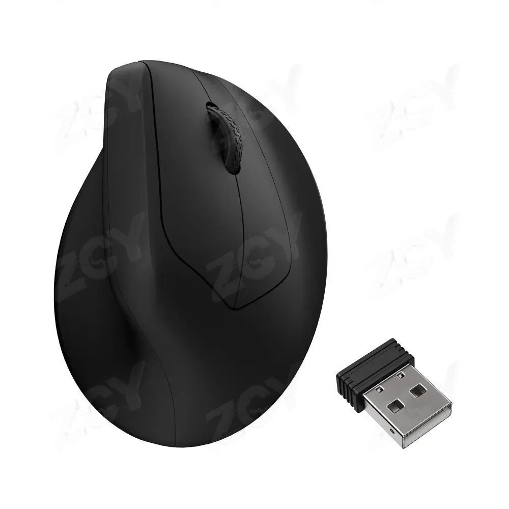 Keychron M5 8K Мышь Беспроводная: Частота Возврата 8000Hz, Датчик PAW3950, 30000 DPI, Подключение 2.4G/Блютуз 5.3/Проводное, Черный