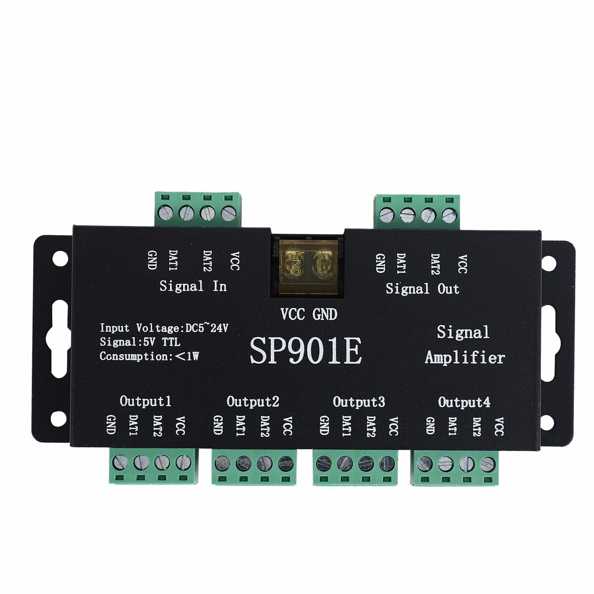SP901E LED Pixel WS2812B WS2811 SPI усилитель сигнала повторитель для светодиодной ленты для адресной ленты