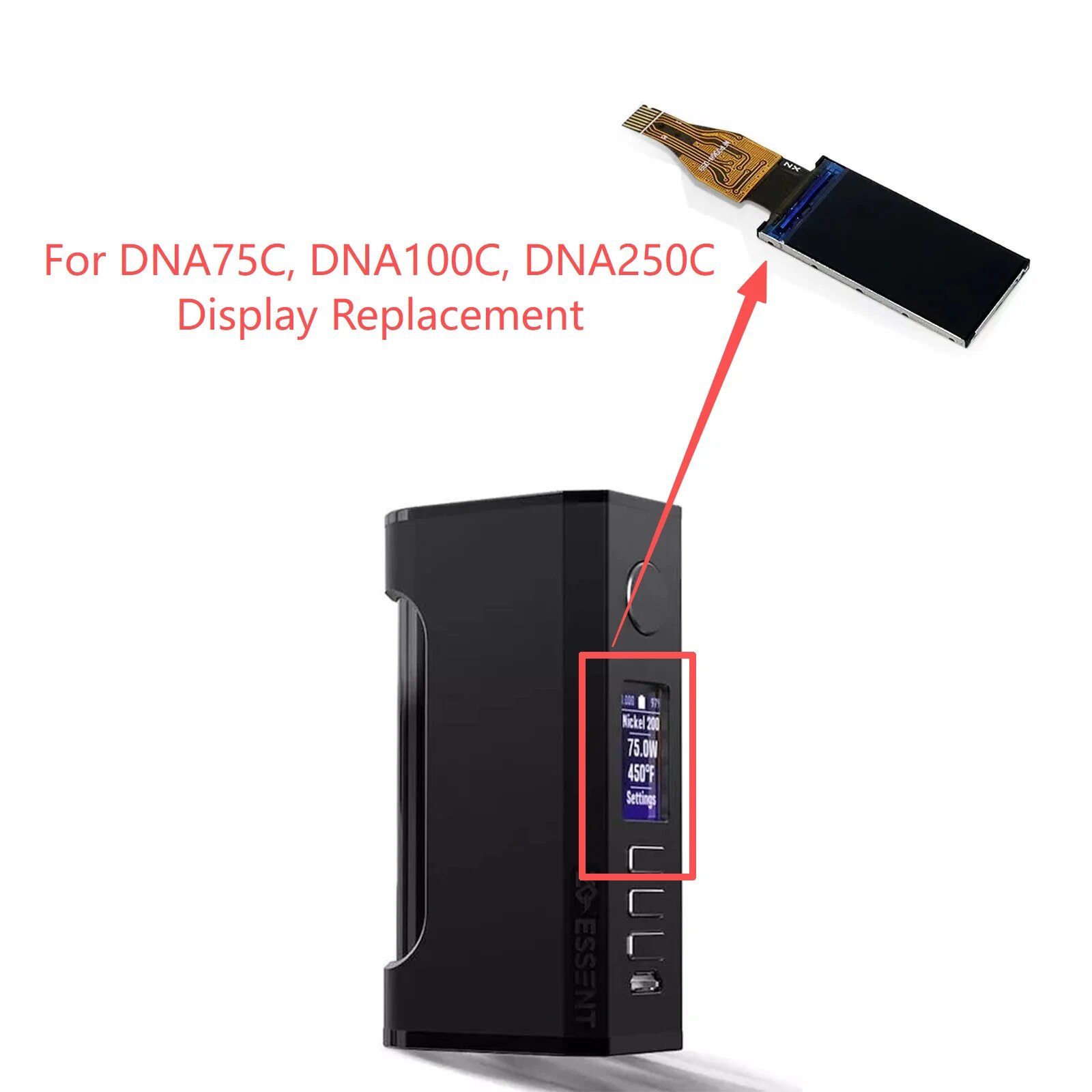 TFT-LCD дисплей для DNA75C DNA100C DNA250C LV Mirage75C Other